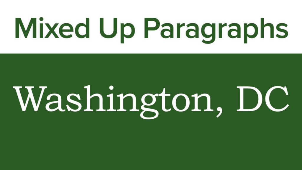 Mixed Up Paragraphs ＊ Byrdseed.TV