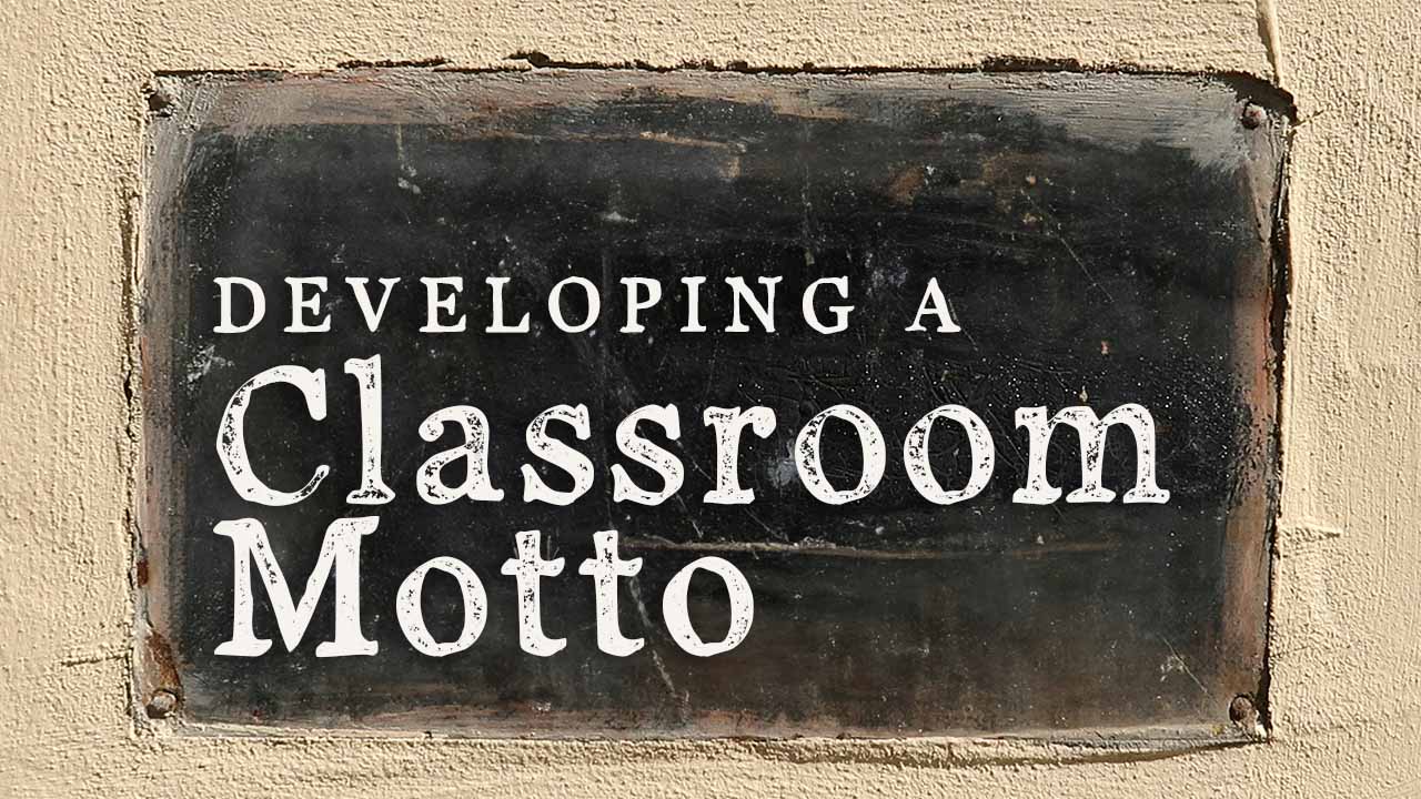 Creating A Classroom Motto ＊ Byrdseed.TV
