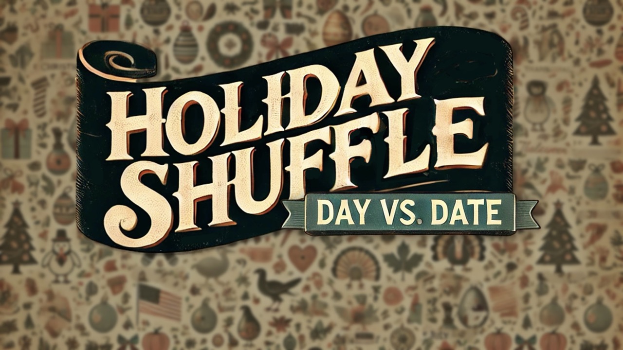 Holiday Shuffle – Day vs Date ＊ Byrdseed.TV