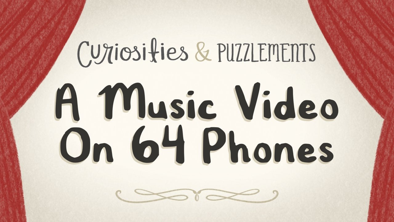 OK Go Music Video on 64 Phones ＊ Byrdseed.TV