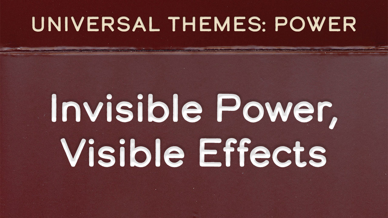 Invisible Power Can Have Visible Effects ＊ Byrdseed.TV