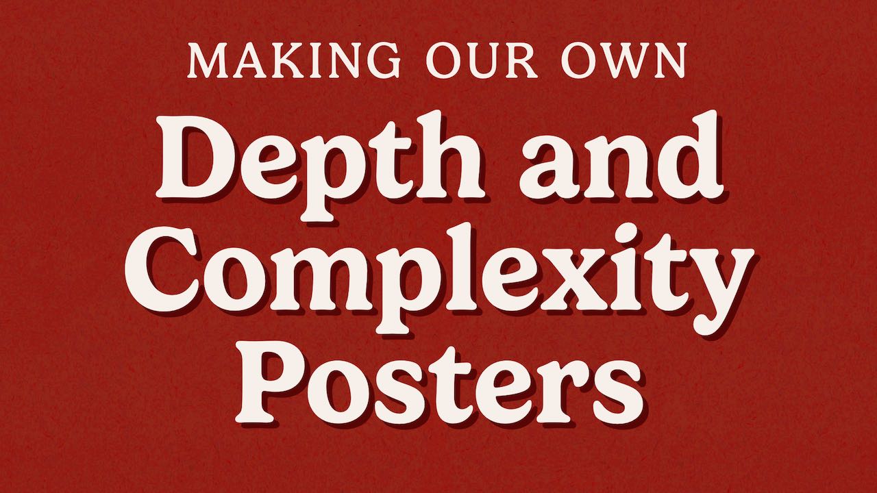 Making Depth and Complexity Posters ＊ Byrdseed.TV